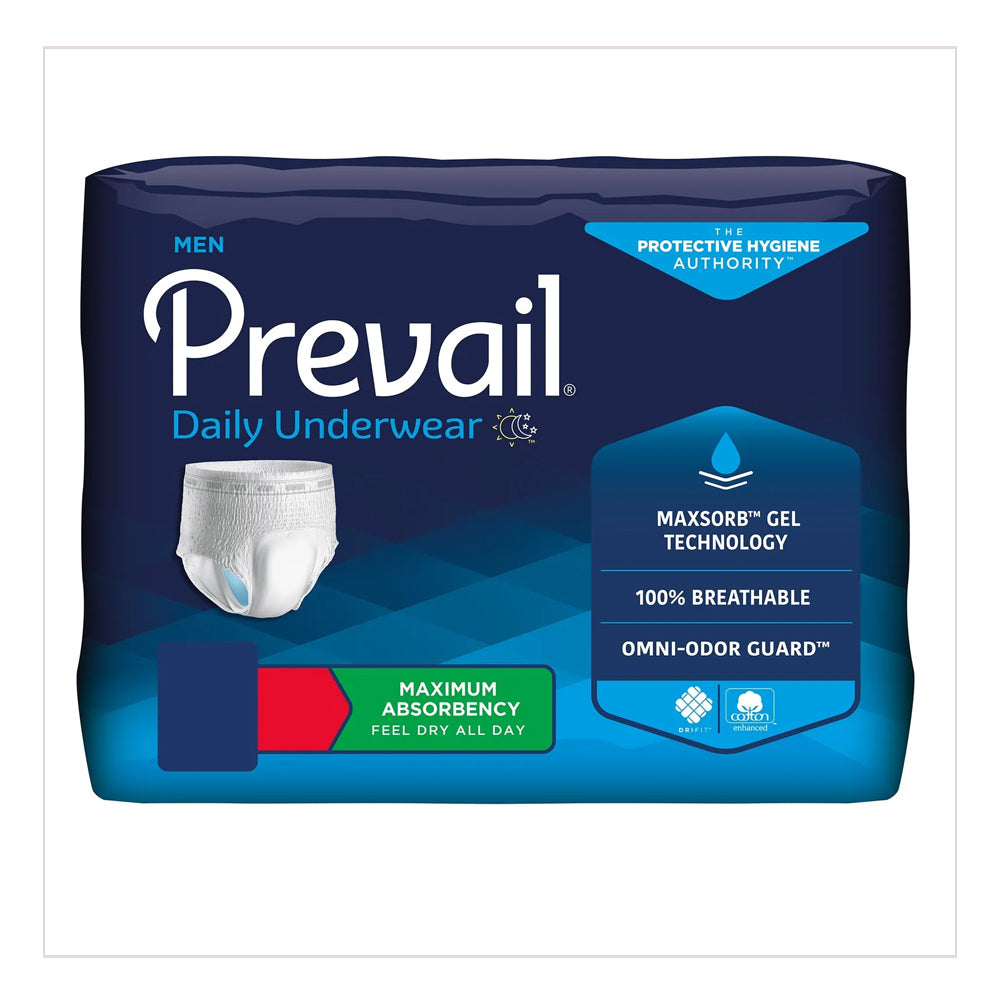 Prevail Maximum Absorbency Underwear for Men – APMEDLINE Incontinence ...